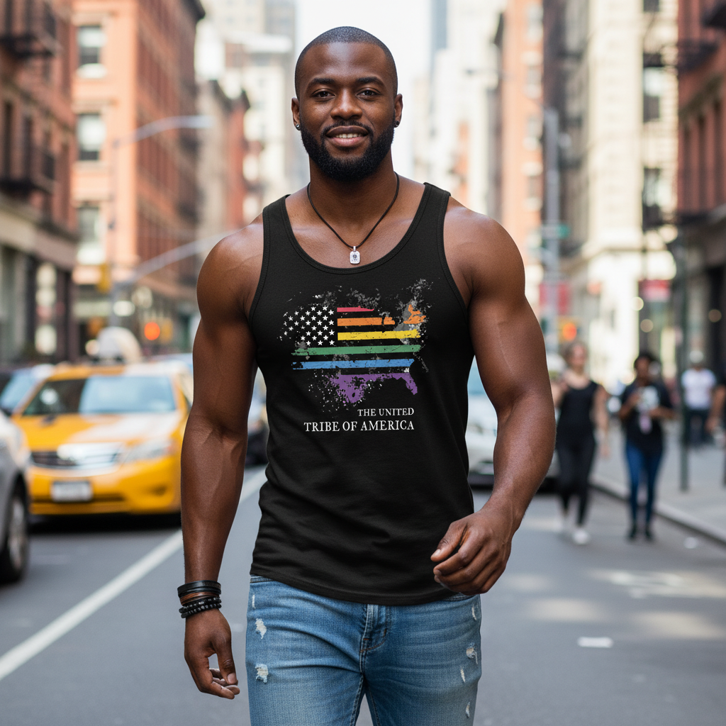 LGBTQ+ Tank Tops | Men’s Softstyle Pride Tanks | Bent Like Butter